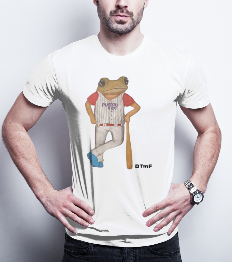 Bad Bunny DTMF Coquí Puerto Rico Baseball T-Shirt