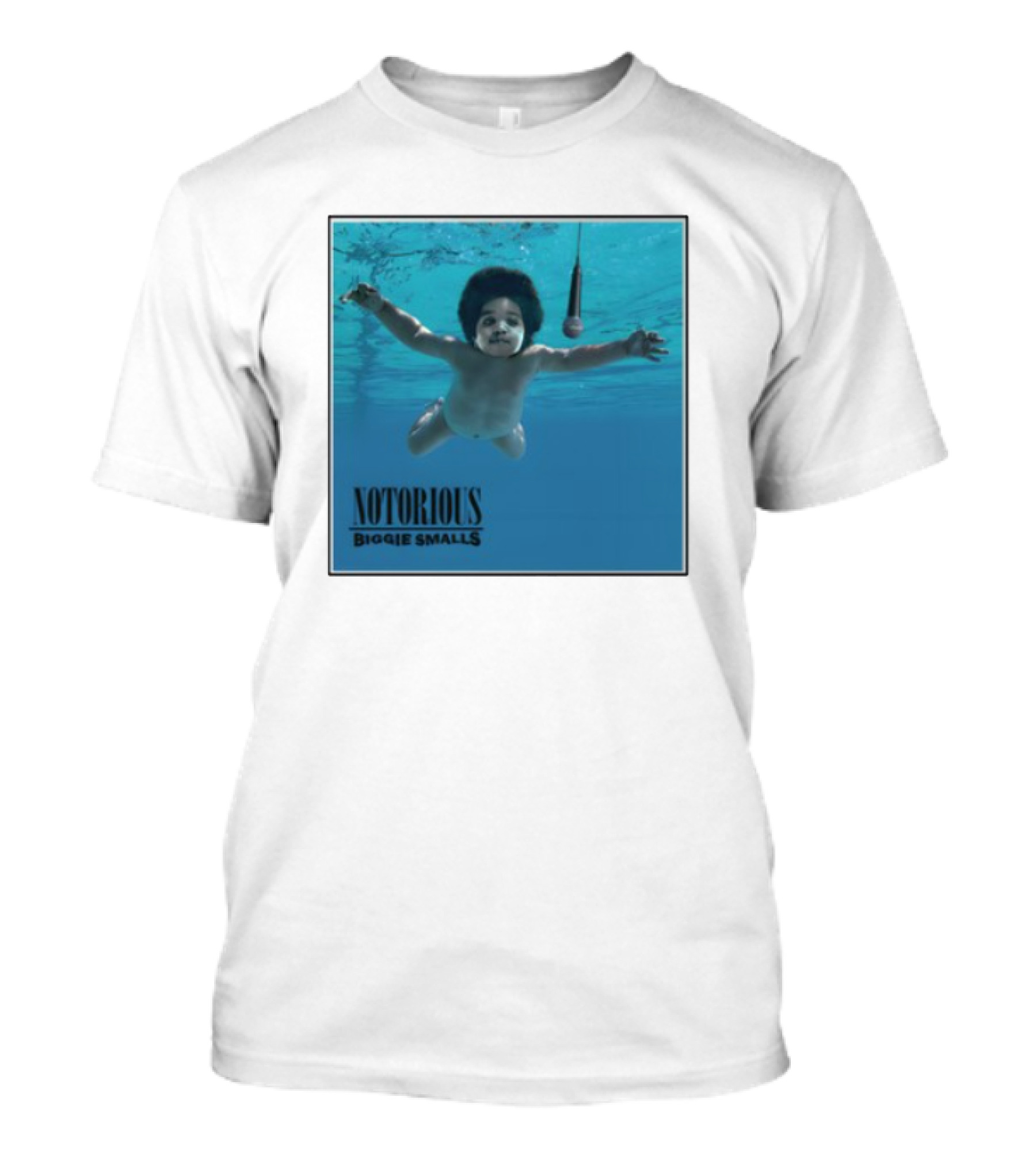Eggs Tyrone Notorious Biggie Smalls Baby Swimming Microphone T-Shirt