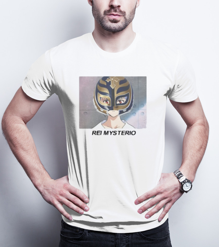 Goofyahhtees Rei Mysterio Anime Mask Fusion T-Shirt