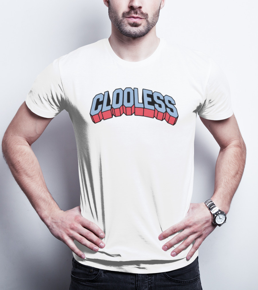 Clooless Podcast Block Party Retro Style Text T-Shirt