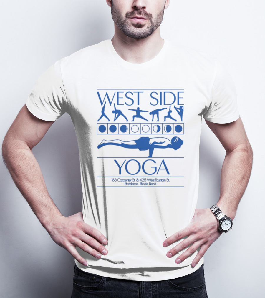 West Side Yoga Providence Rhode Island 186 Carpenter 425 West Fountain ElizabethGoodspeed T-Shirt