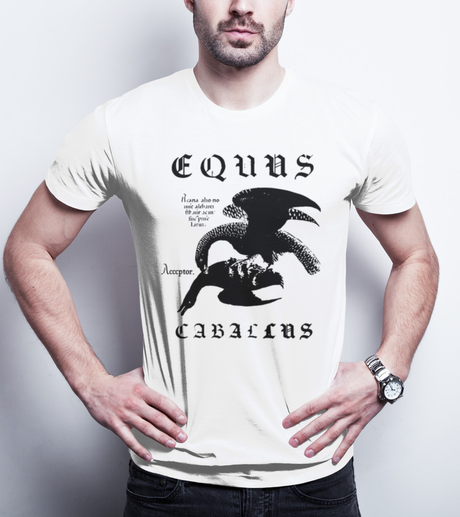 Equus Equi Caballus Latin Horse Text T-Shirt