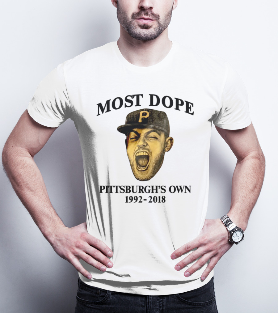 Most Dope Pittsburgh's Own 1992 2018 P Hat Tribute T-Shirt