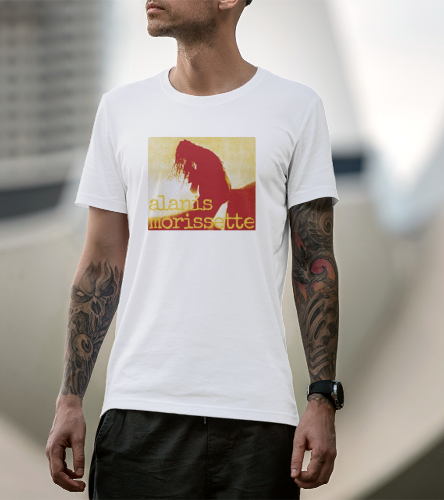 Alanis Morissette Yellow Vintage Silhouette T-Shirt