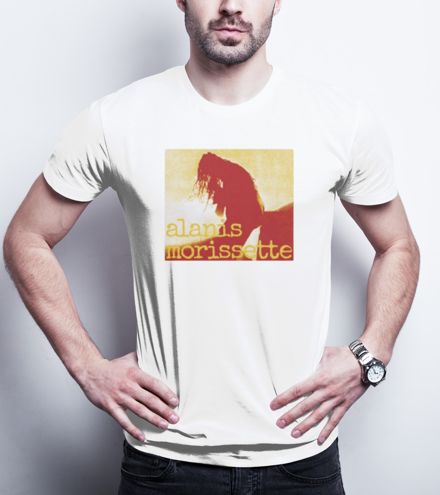 Alanis Morissette Yellow Vintage Silhouette T-Shirt