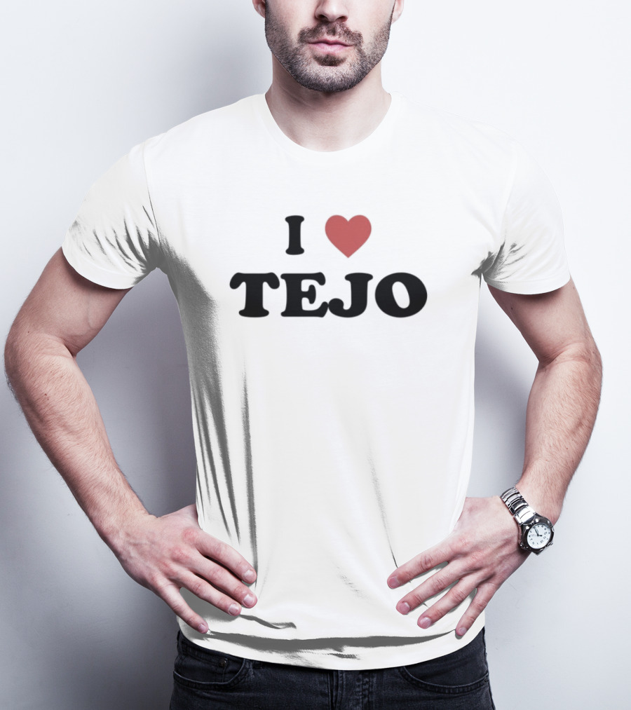 I Love Tejo Red Heart T-Shirt