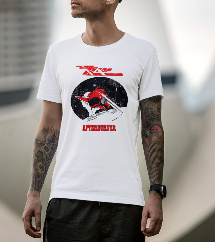 ZZ Top Afterburner Space Theme Retro 1985 T-Shirt