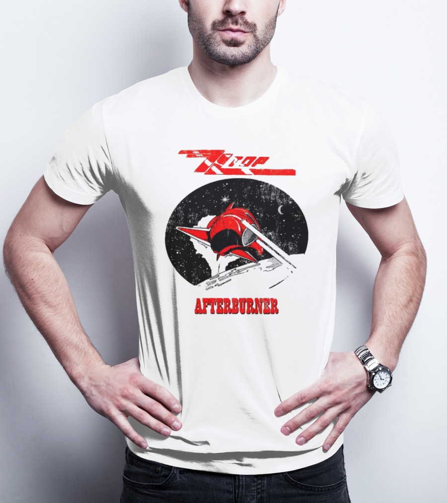ZZ Top Afterburner Space Theme Retro 1985 T-Shirt