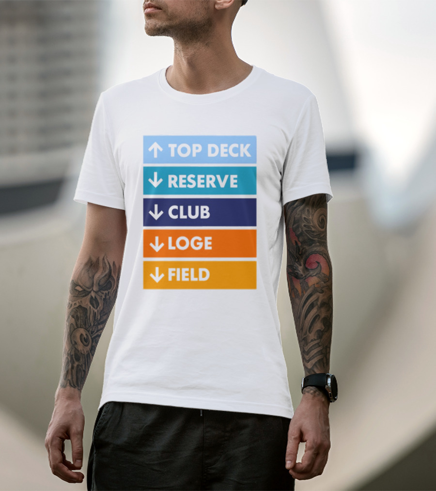 Top Deck Reserve Club Loge Field T-Shirt