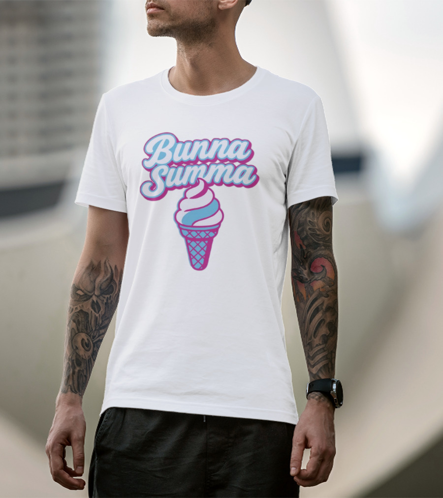 Bunna Summa Ice Cream Cone T-Shirt