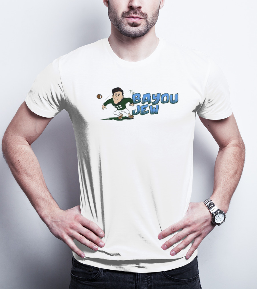 The Bayou Jew Football Player By Jake Retzlaff T-Shirt