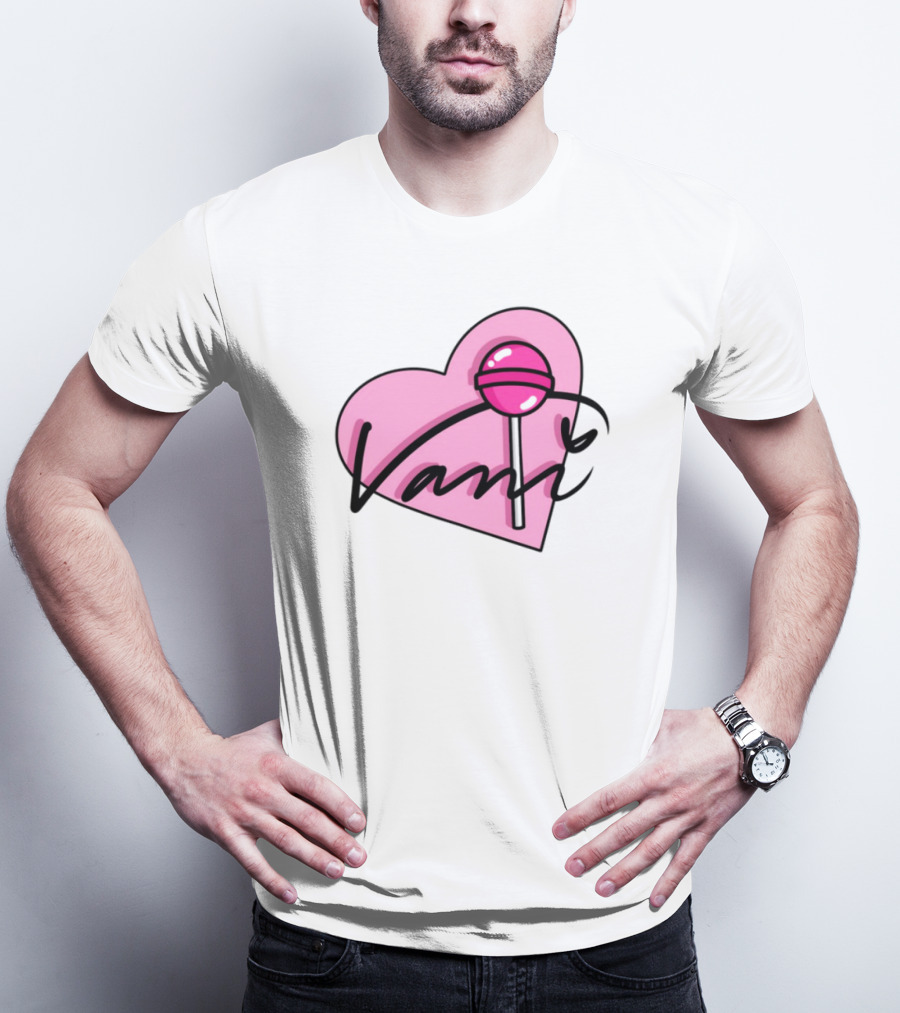 Vanilbean Heart Lollipop Signature T-Shirt