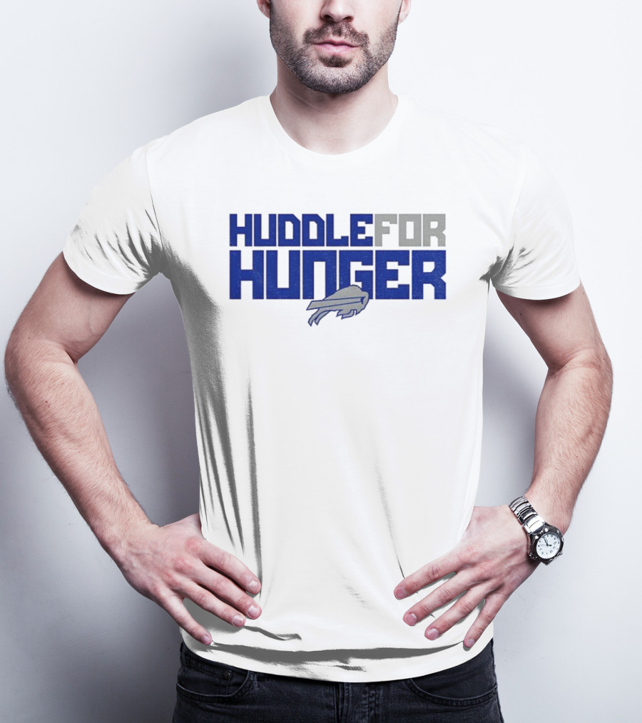 Huddle For Hunger Buffalo Bills NFL Football T-Shirt