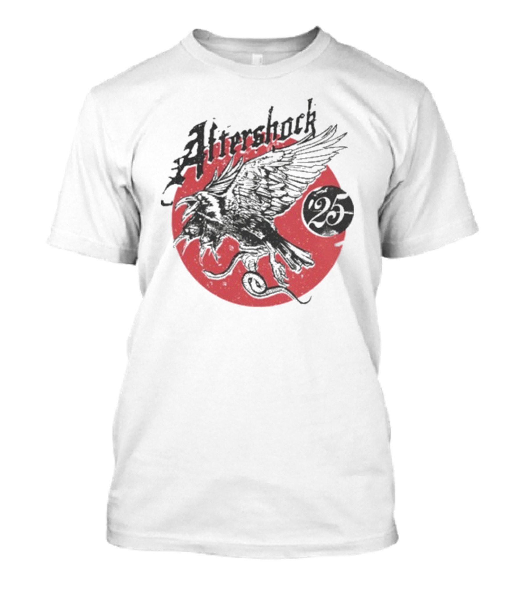 Aftershock Vengeance 25 Flying Eagle Red Moon T-Shirt