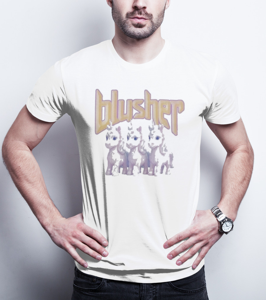 Blusher Unicorns Fantasy Characters Collection T-Shirt