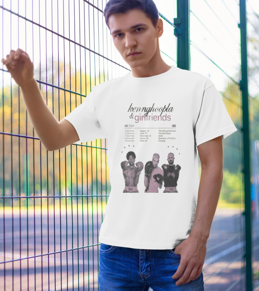 KennyHoopla And Girlfriends EU UK Tour 2025 Boxing Themed Dates UK EU Cities T-Shirt