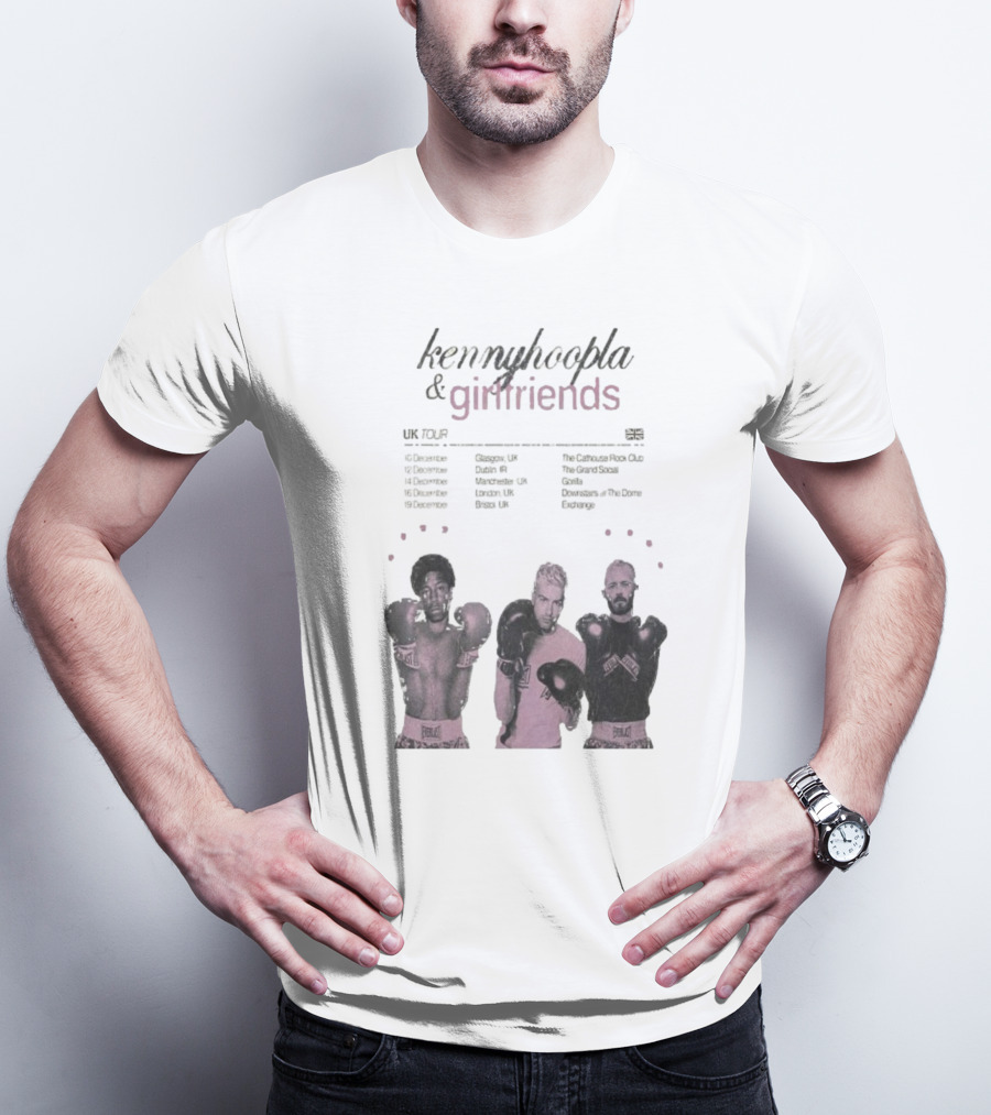 KennyHoopla And Girlfriends EU UK Tour 2025 Boxing Themed Dates UK EU Cities T-Shirt