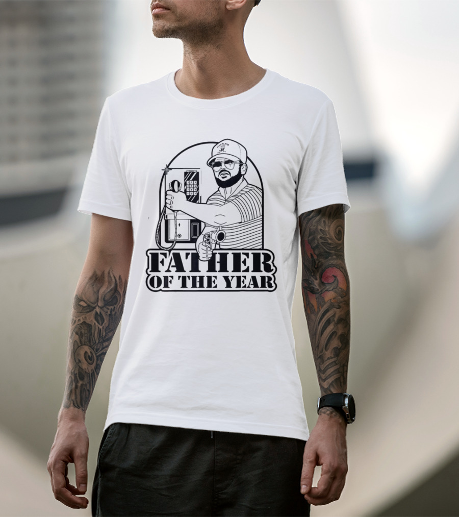 Father Of The Year Gary Plauche Illustration T-Shirt