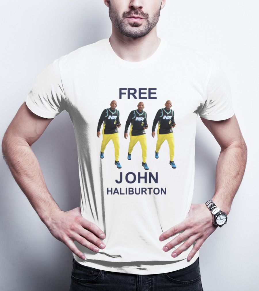 Free John Haliburton Indy 0 Sports Outfit T-Shirt