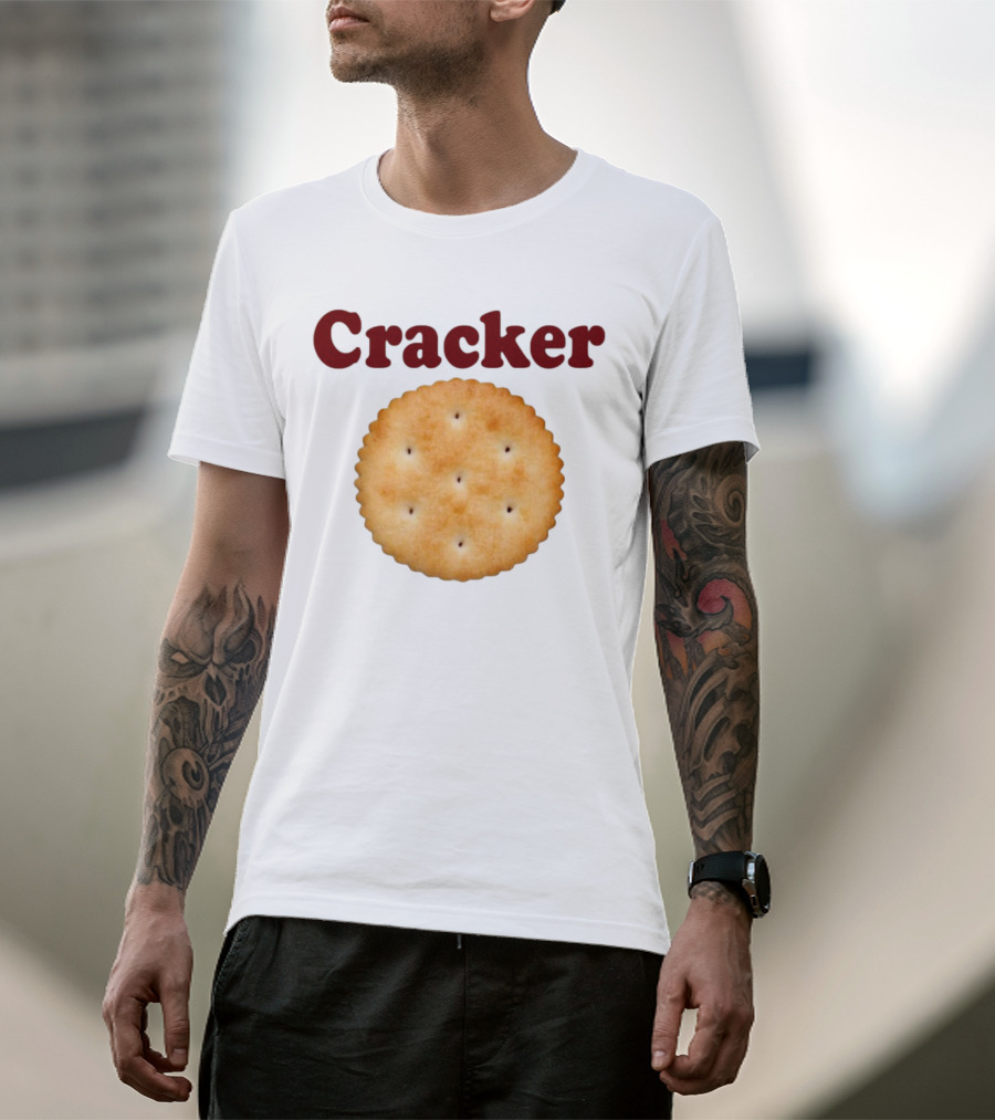 Cracker Biscuit Snack Round Baked Treat T-Shirt