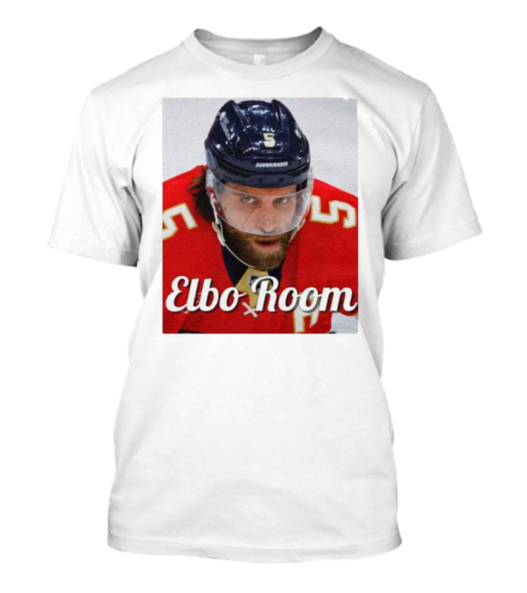 Elbo Room Hockey Player Warrior Number 5 T-Shirt