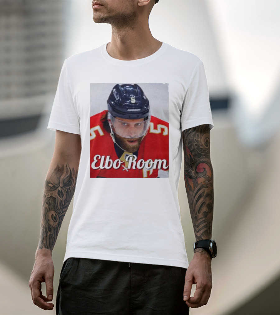 Elbo Room Hockey Player Warrior Number 5 T-Shirt