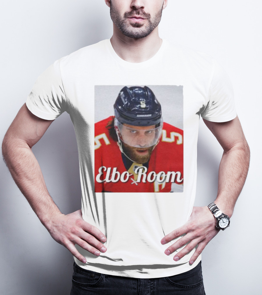 Elbo Room Hockey Player Warrior Number 5 T-Shirt