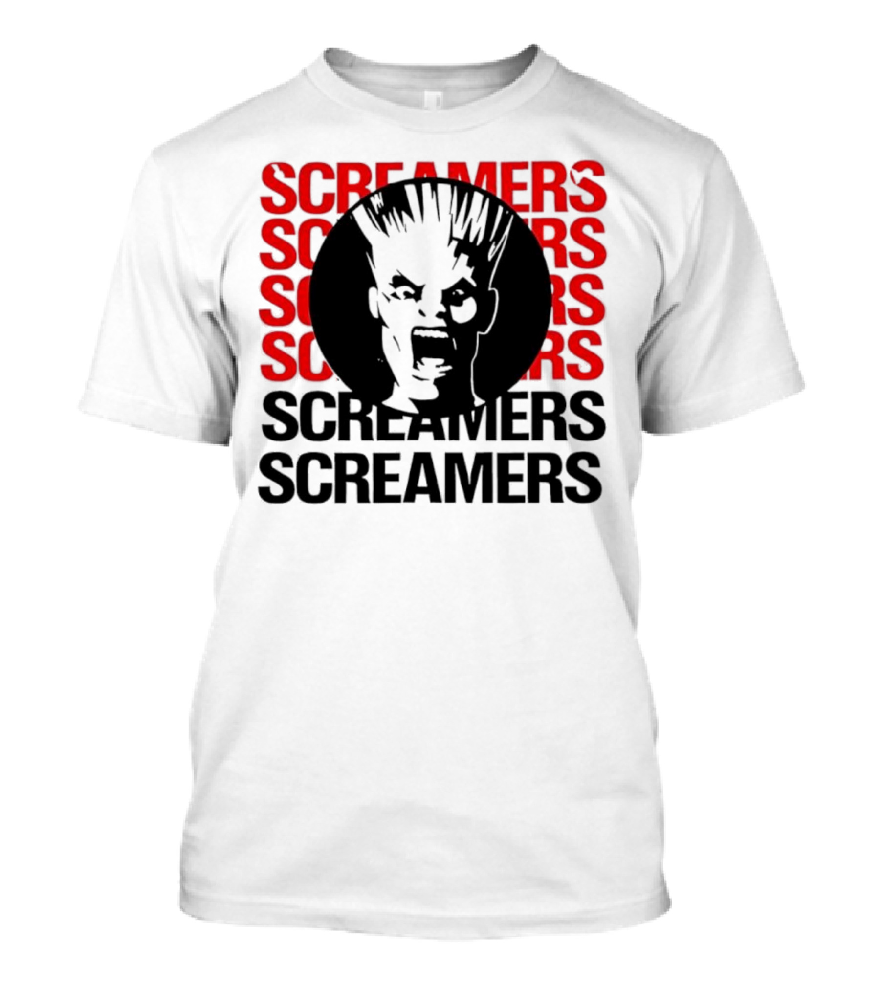 Screamers Demos Album Punk Iconic Silhouette T-Shirt