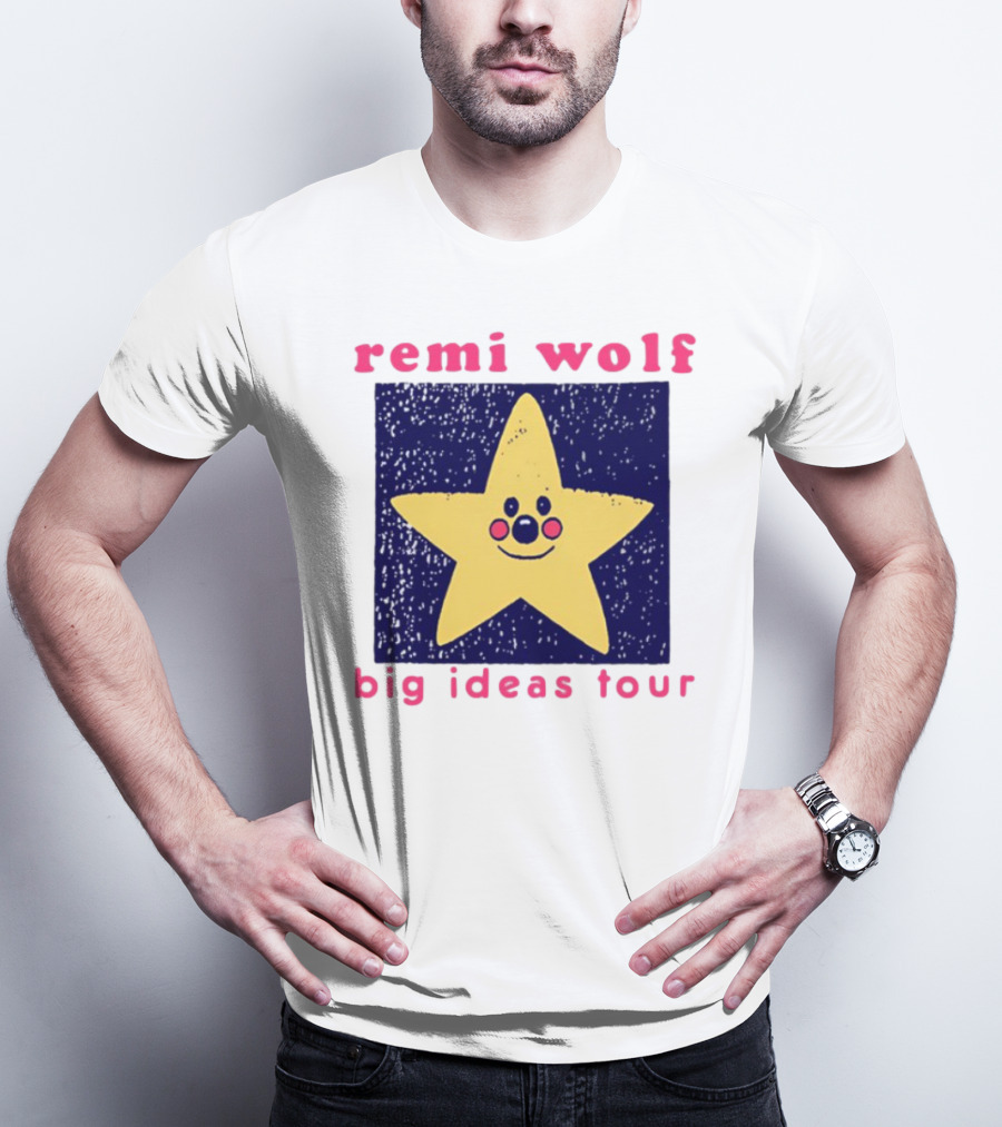 Remi Wolf Big Ideas Tour Smiling Star T-Shirt