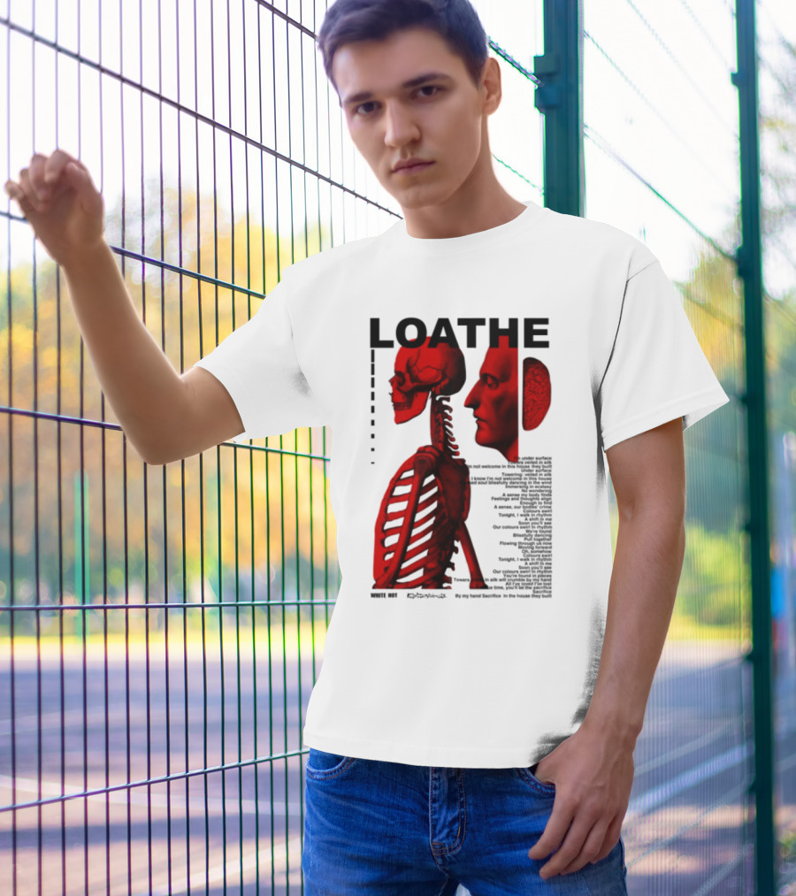 Loathe Anatomy Skull And Brain Illustration T-Shirt
