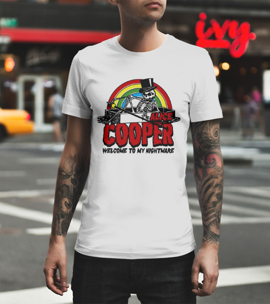 Alice Cooper Welcome To My Nightmare Rainbow Edition T-Shirt
