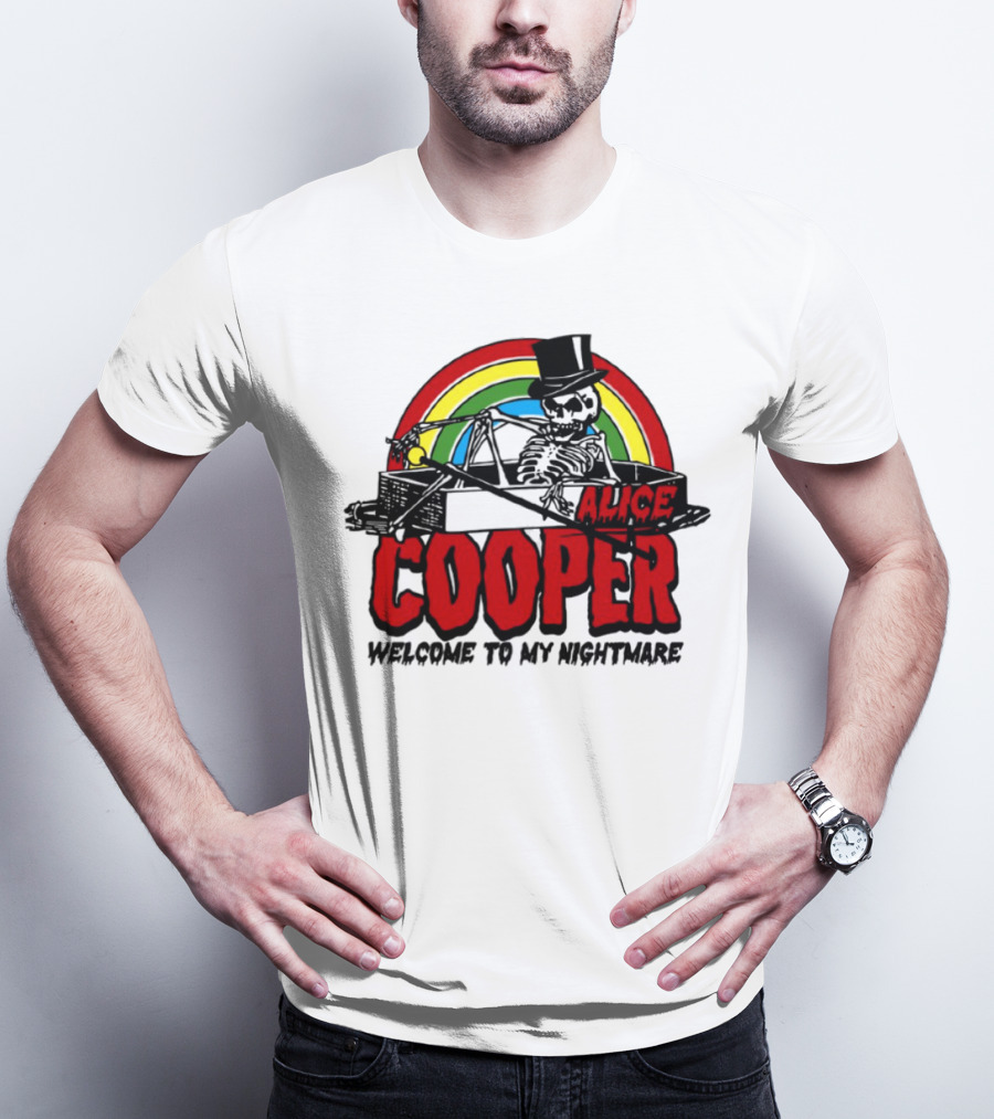 Alice Cooper Welcome To My Nightmare Rainbow Edition T-Shirt