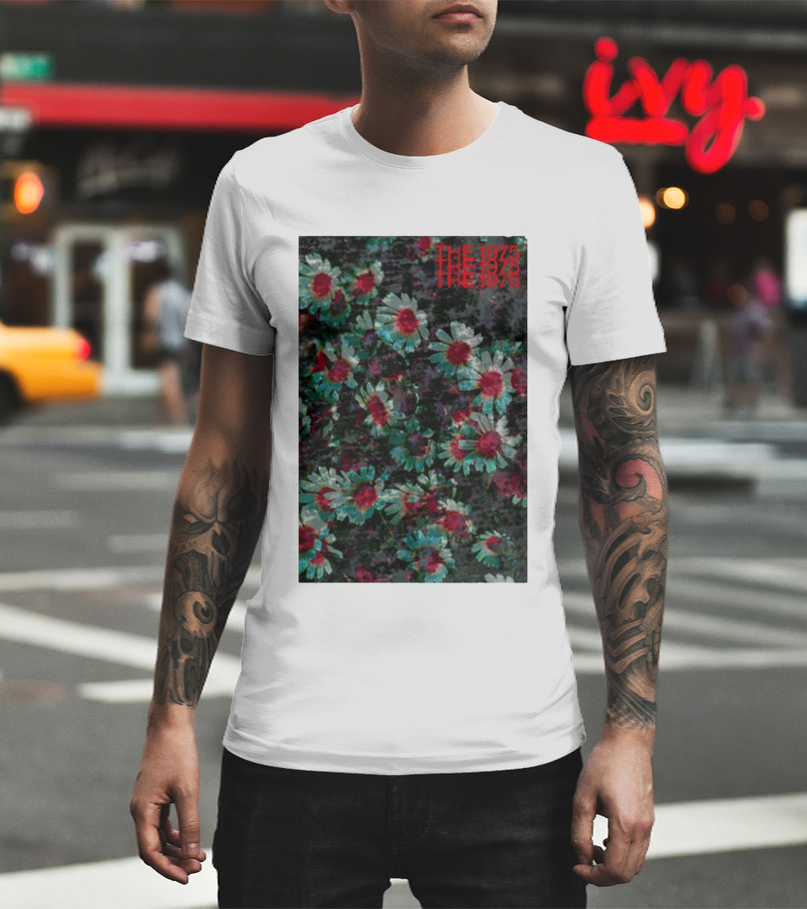 The 1975 Floral Print Graphic Flowers The 1975 T-Shirt