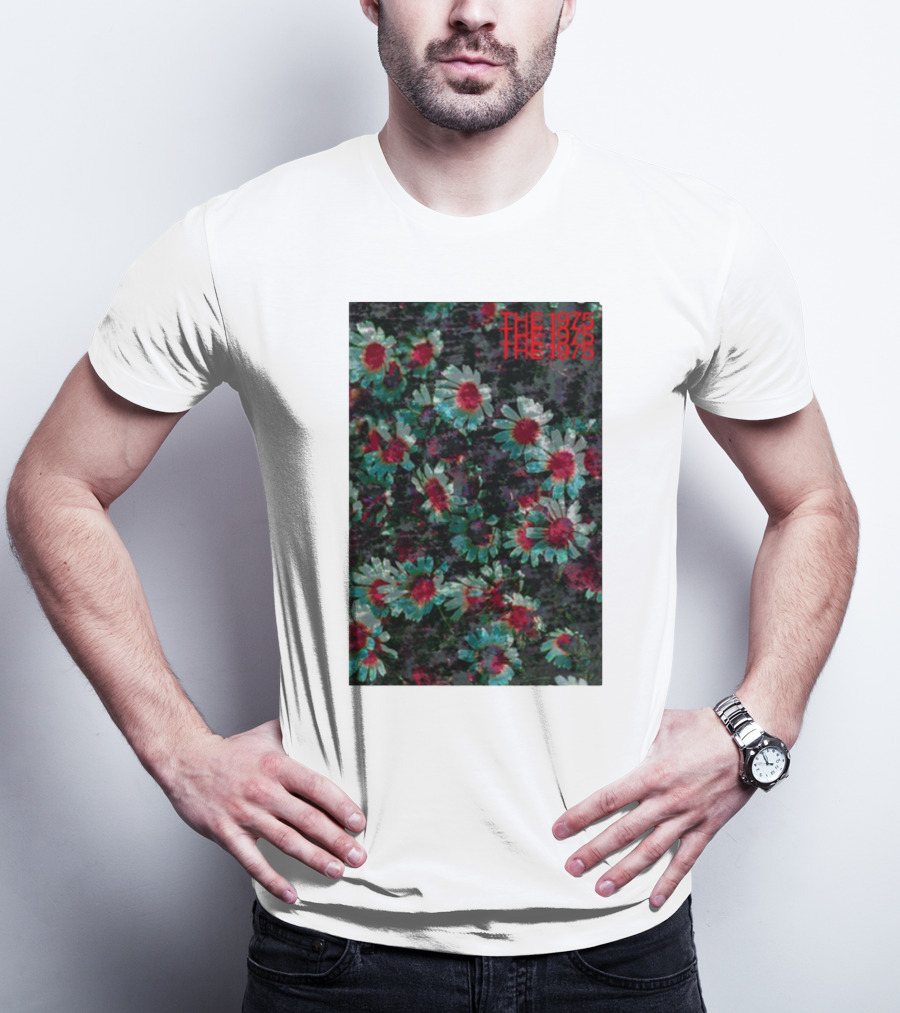 The 1975 Floral Print Graphic Flowers The 1975 T-Shirt