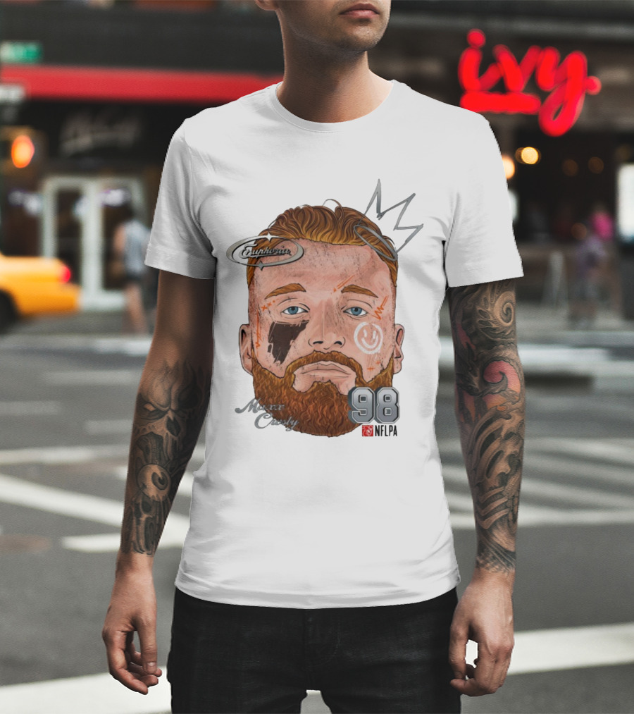 Euphoria Maxx Crosby 98 NFL Fat Head Illustration T-Shirt