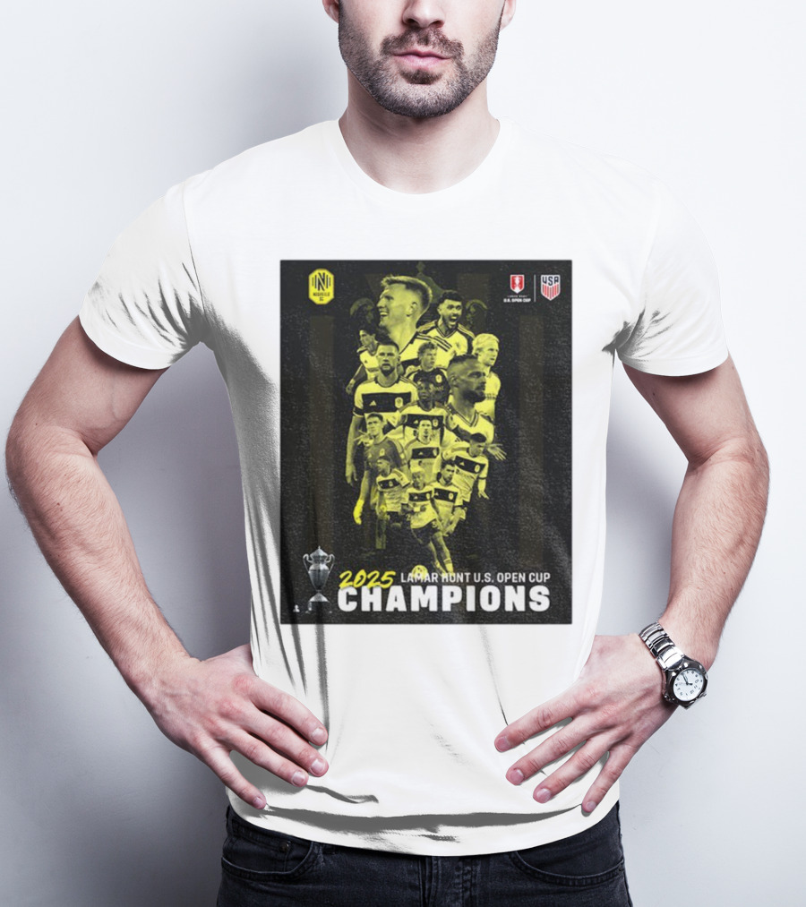 Nashville SC 2025 Lamar Hunt U.S. Open Cup Champions T-Shirt