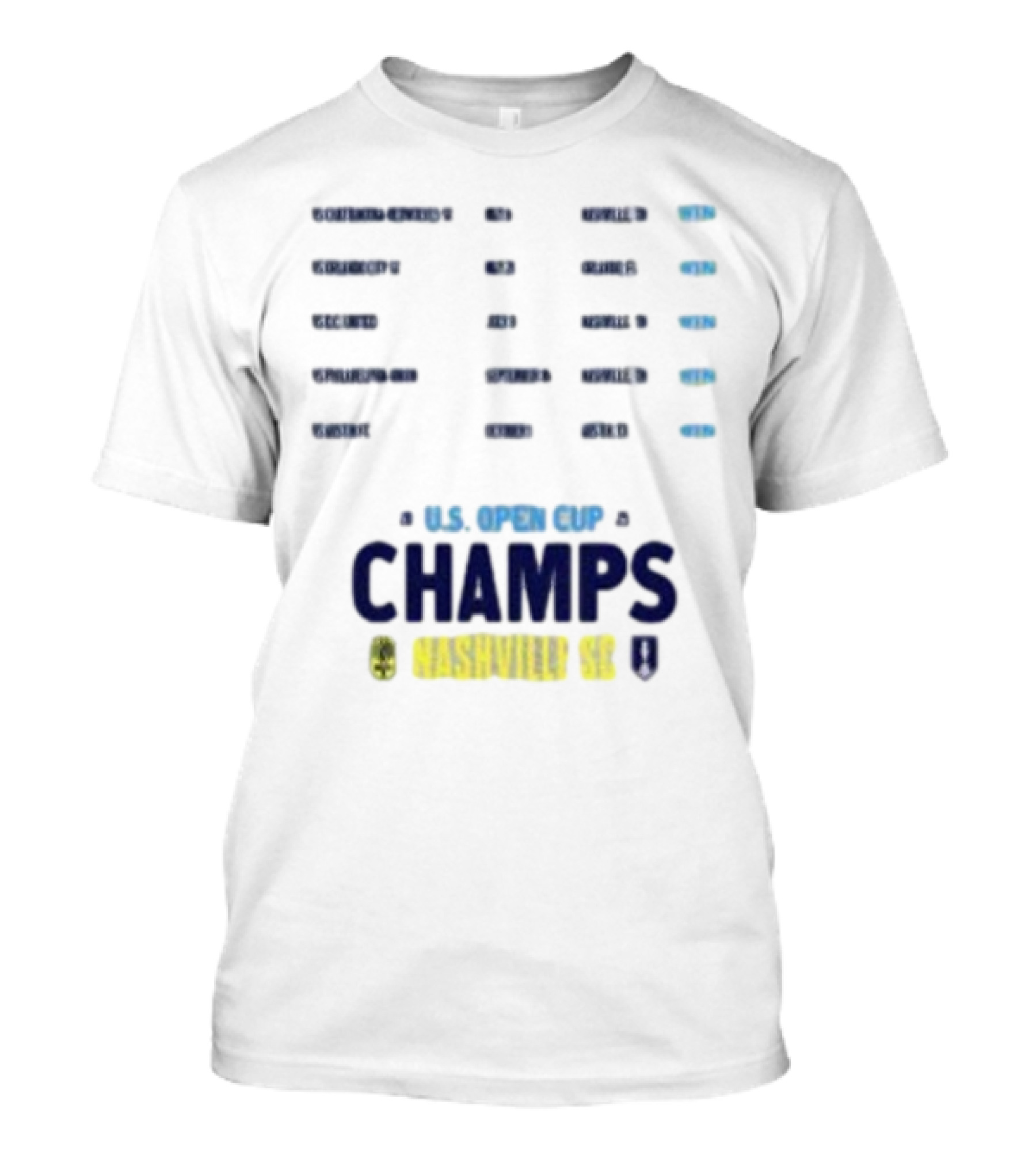 U.S. Open Cup Champs 2025 Nashville SC Concert Trophy T-Shirt