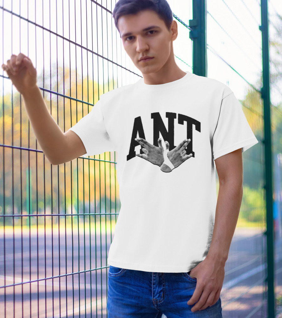 ANT Hand Sign Gesture Celebrity Concept T-Shirt