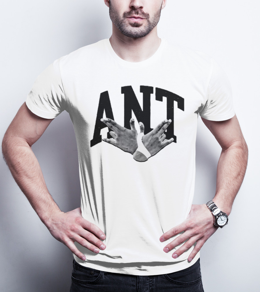 ANT Hand Sign Gesture Celebrity Concept T-Shirt