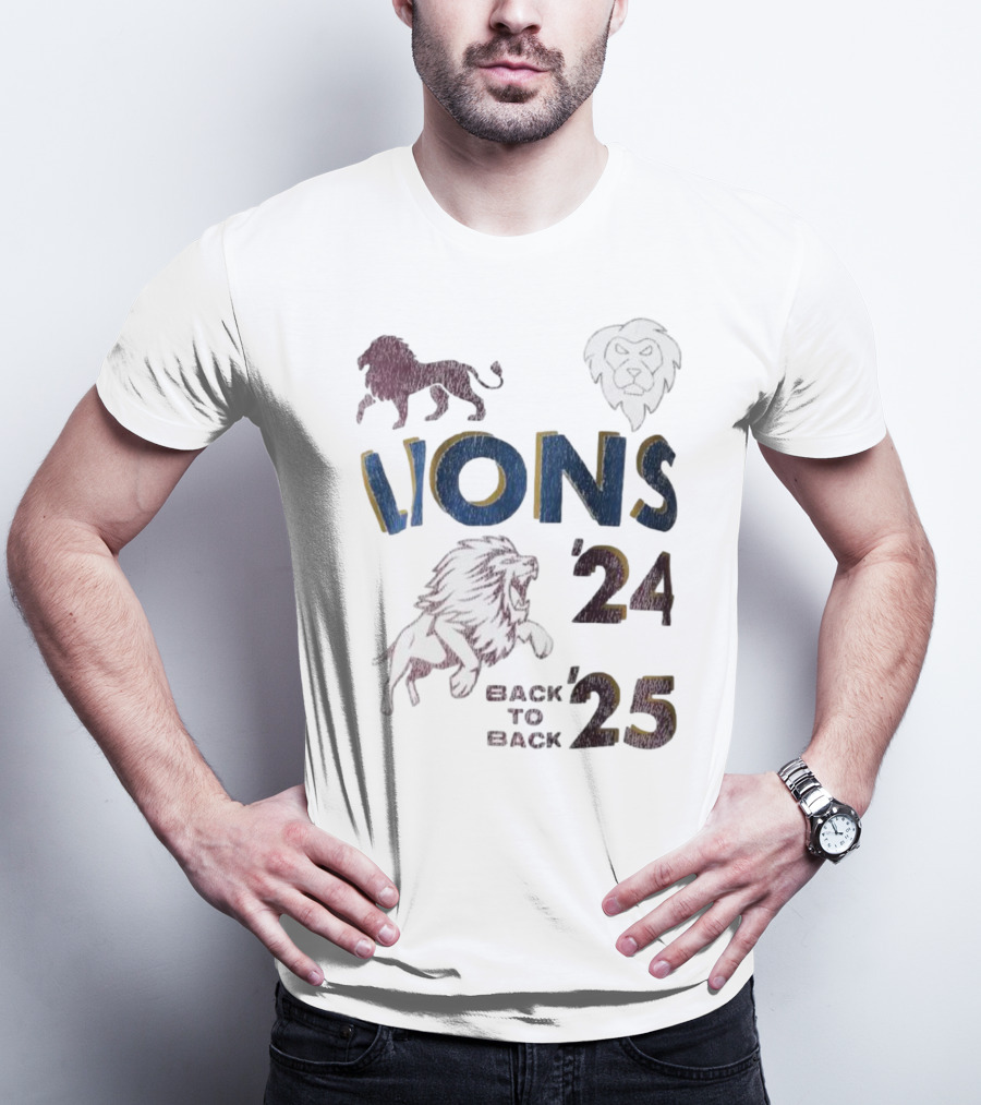 Lions Pride Back To Back '24 '25 T-Shirt