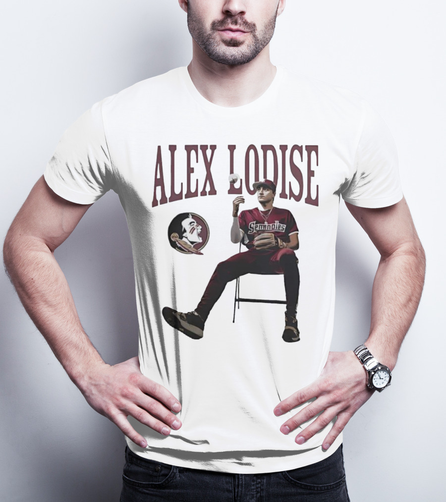 Florida State Seminoles Alex Lodise FSU Baseball Seminoles Icon T-Shirt