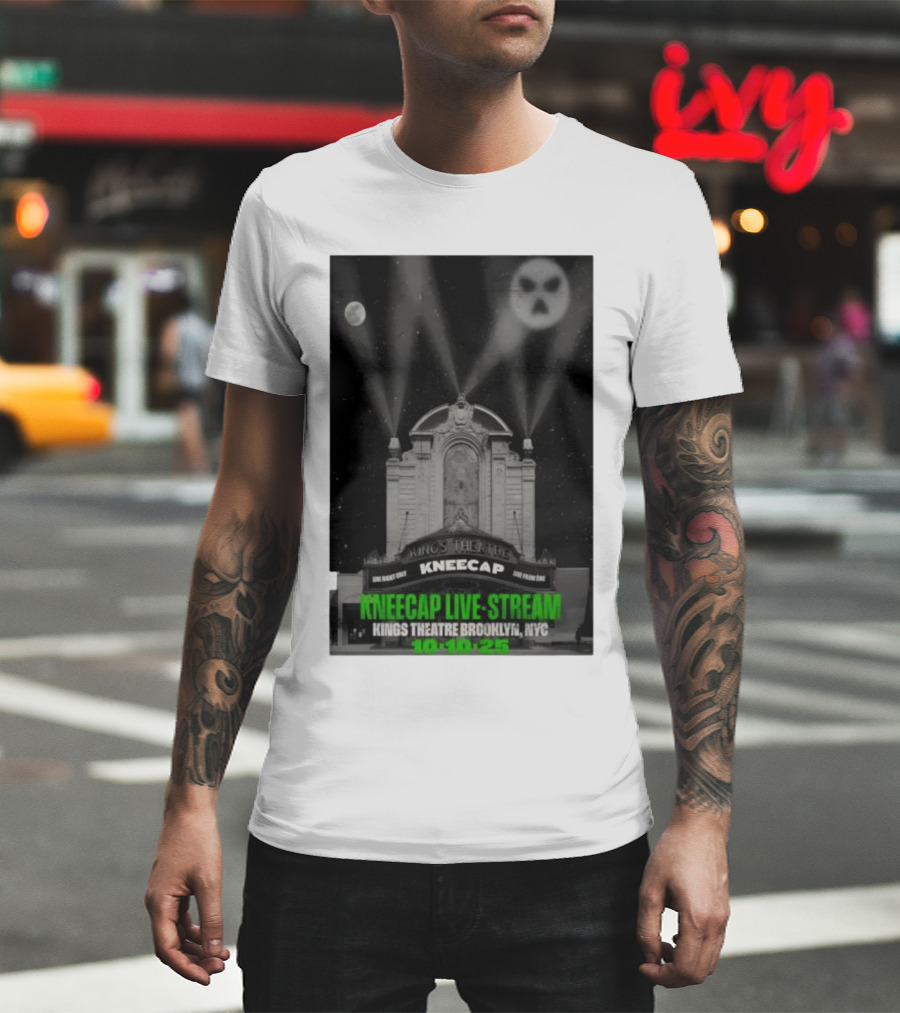 Kings Theatre Kneecap Live Stream Brooklyn NYC 10.10.25 T-Shirt