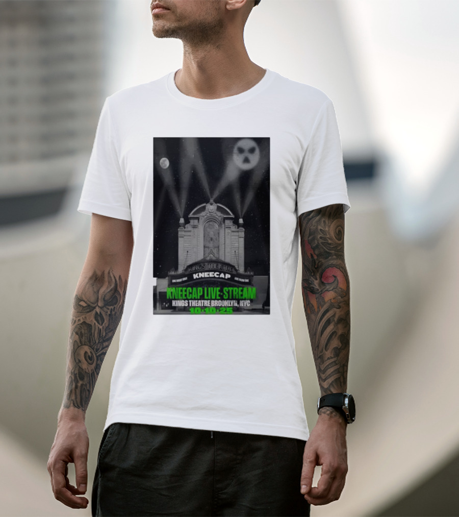 Kings Theatre Kneecap Live Stream Brooklyn NYC 10.10.25 T-Shirt