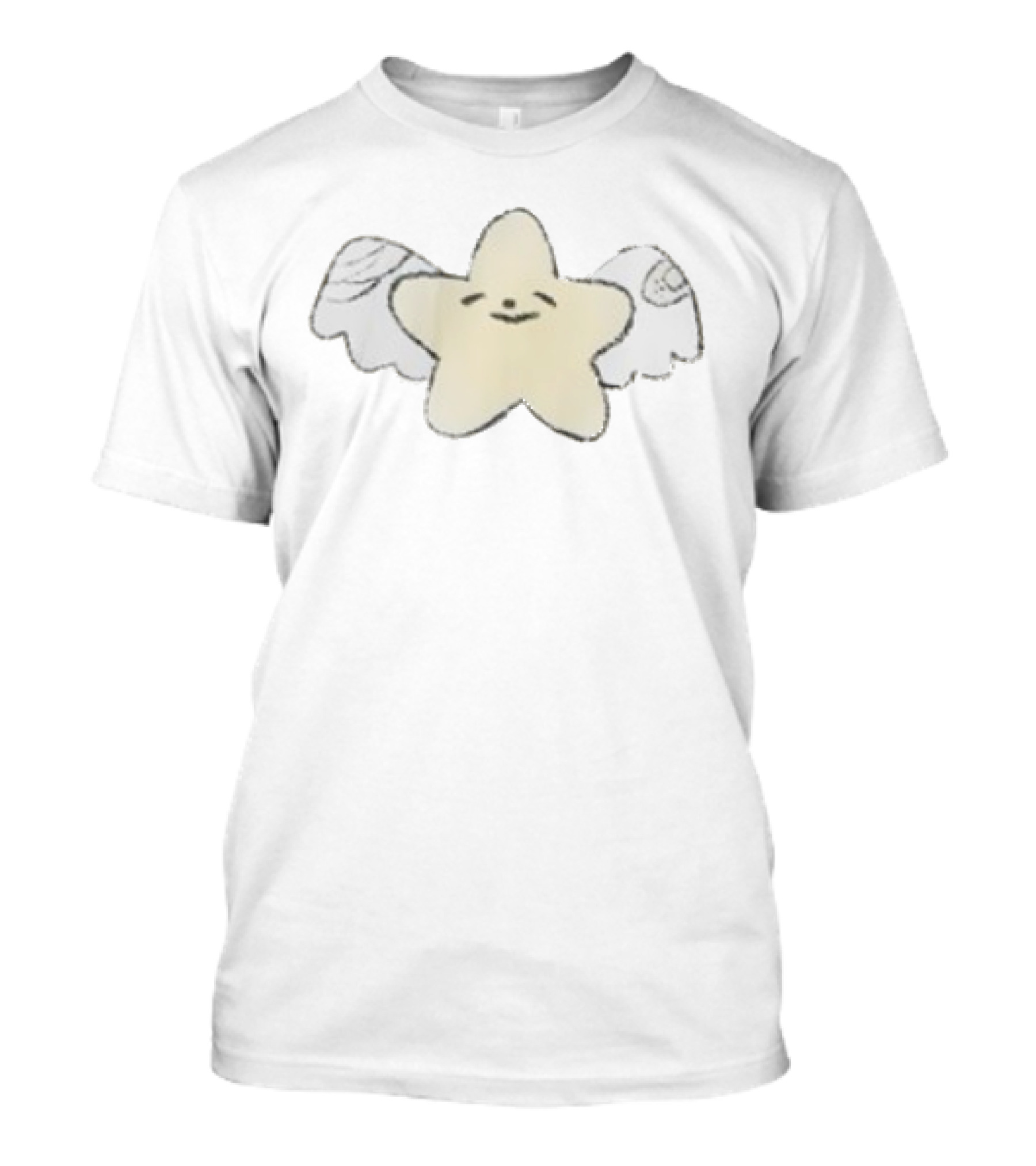 Projectmili Fly My Wings Star With Angelic Wings T-Shirt