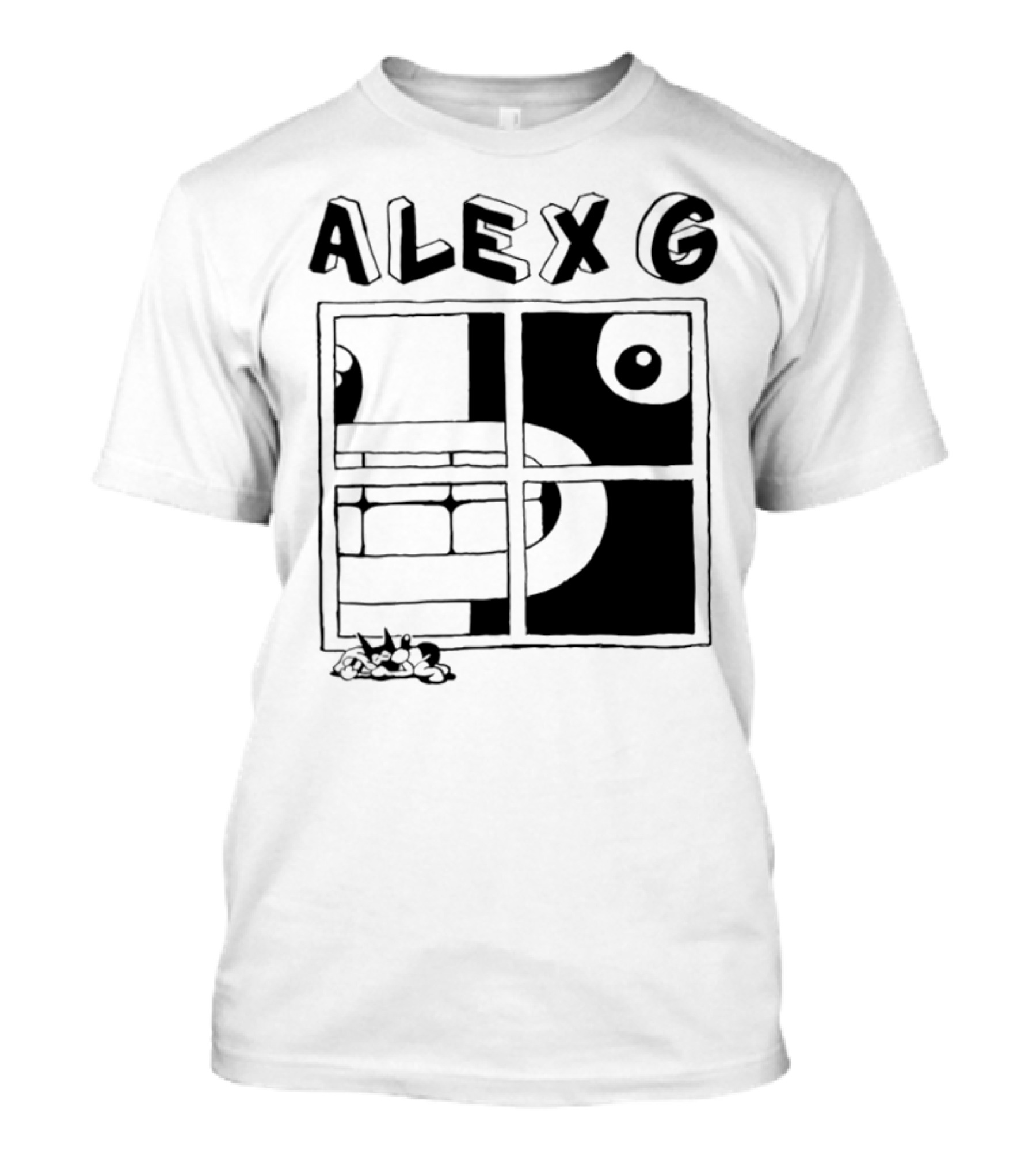 Alex G Concert Tour Music Window Design T-Shirt