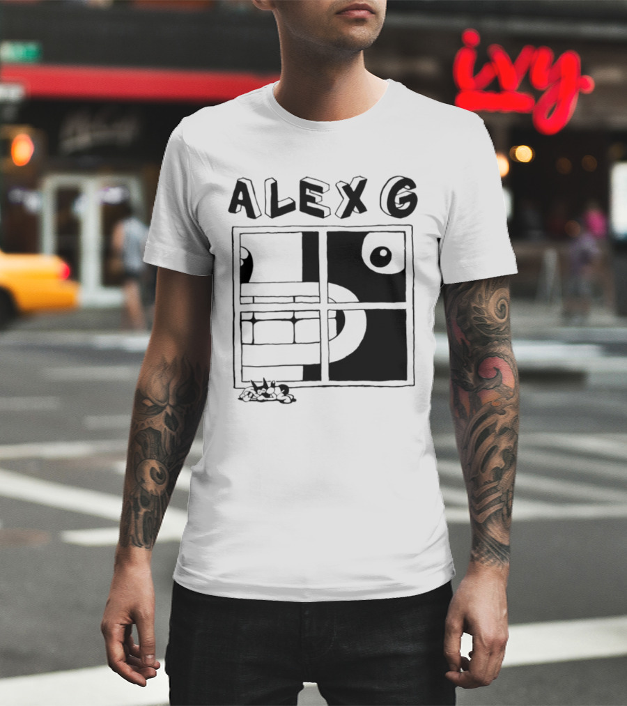 Alex G Concert Tour Music Window Design T-Shirt