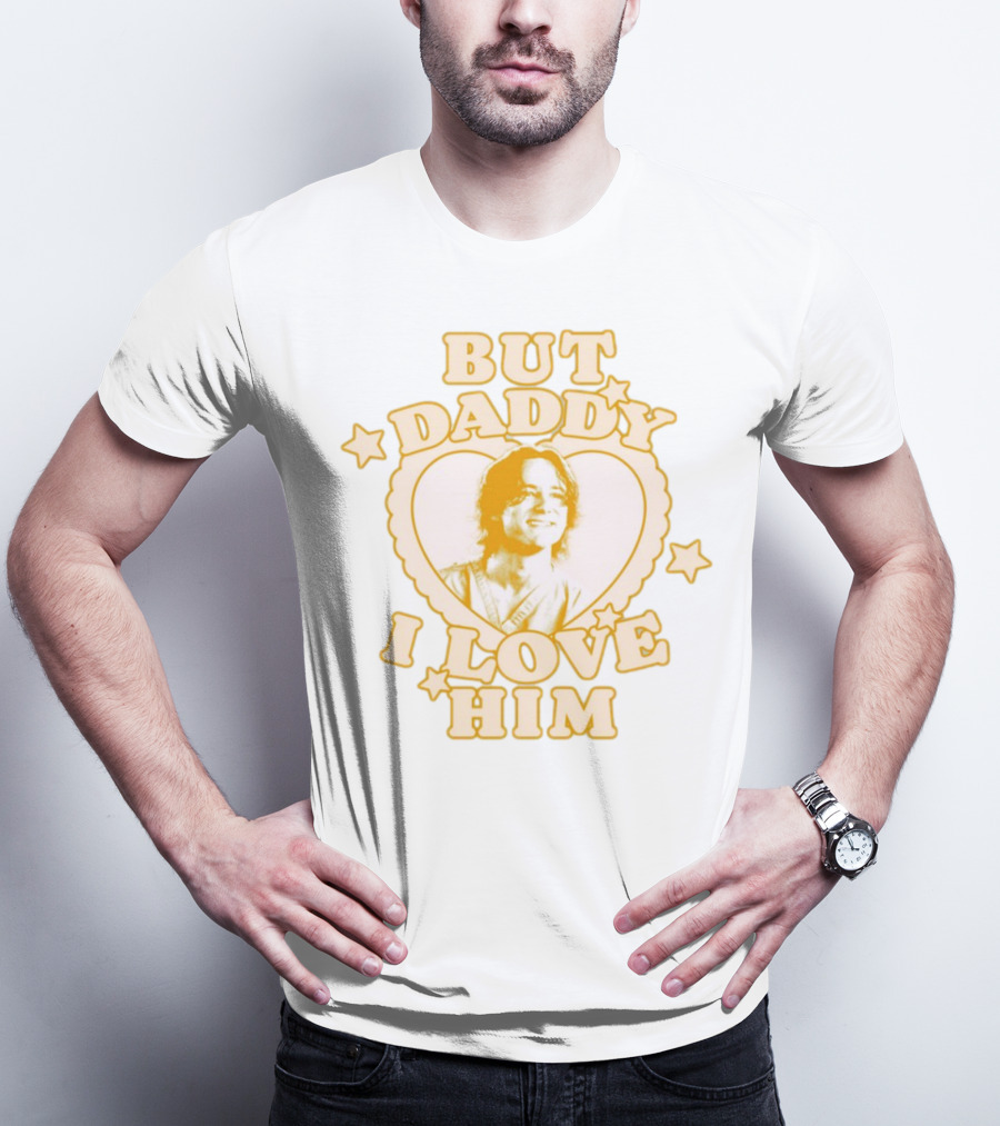 But Daddy I Love Him Heart Stars Lewis Pullman T-Shirt