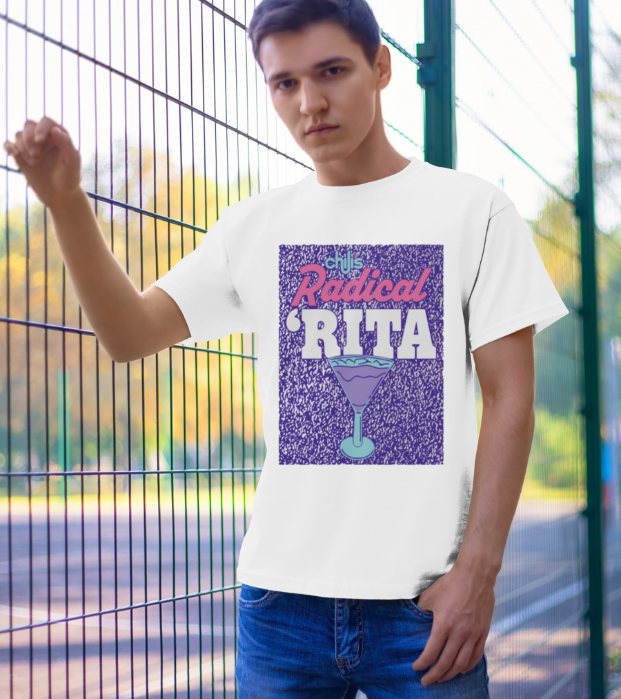 Chili's Radical Rita Retro Cocktail Margarita Vibes T-Shirt