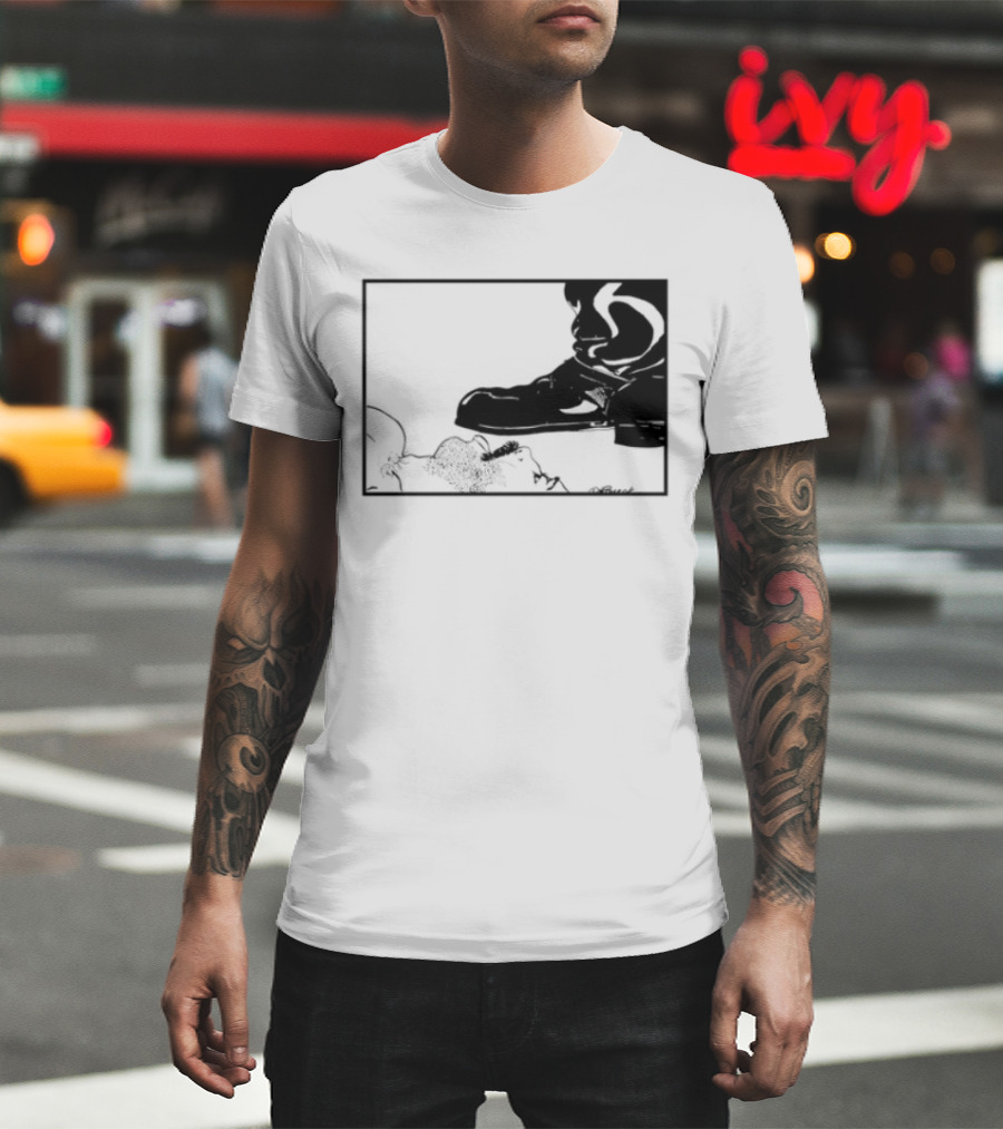 Gay Leather Boot LGBTQ Boseck Bondage Pride T-Shirt