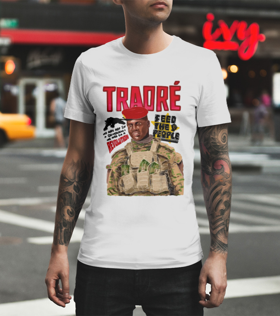 Traoré Revolution Ibrahim Feed The People T-Shirt